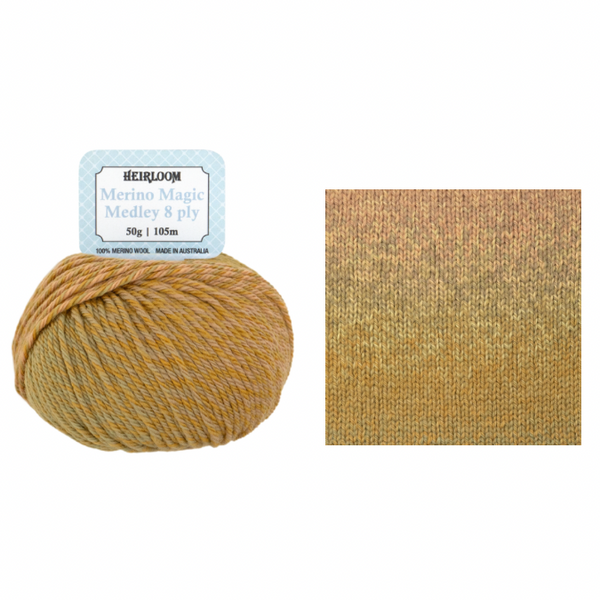 Heirloom Merino Magic Medley 50gm (8ply/DK) - Yummy Yarn and co